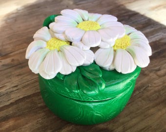 Flower jewelry box | Etsy