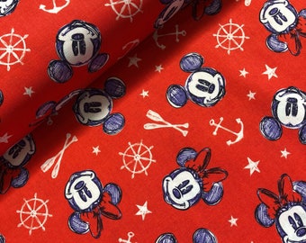 Mickey mouse fabric | Etsy