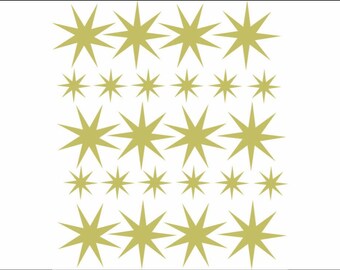 Starburst wall decal | Etsy