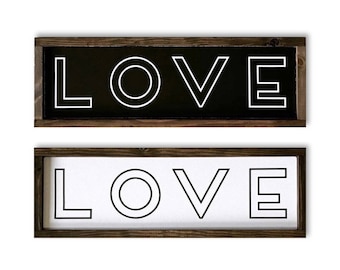 Handcrafted Light-Up LOVE Sign