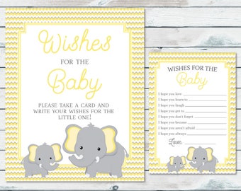 Elephant Wishes for Baby Wishes for Baby Card Well Wishes