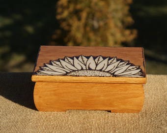 Pyrography box | Etsy