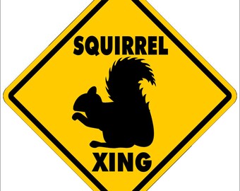Funny squirrel signs | Etsy