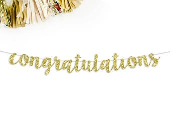 Congratulations sign | Etsy