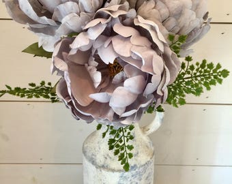 Gray table decor | Etsy