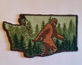 Sasquatch embroidery | Etsy