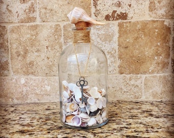 Bottle with shells | Etsy