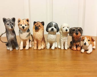 Custom dog keychain | Etsy
