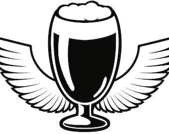 Wings logo svg | Etsy