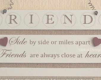 BEST FRIENDS GIFT Your Photo on one side Side by Side or