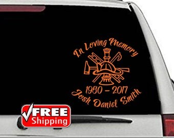 Firefighter memorial | Etsy