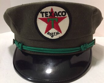 Vintage Texaco Gas Station 1940 in Benton Harbor Michigan