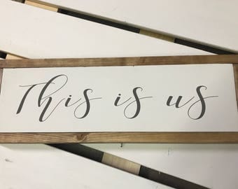 This is us sign | Etsy