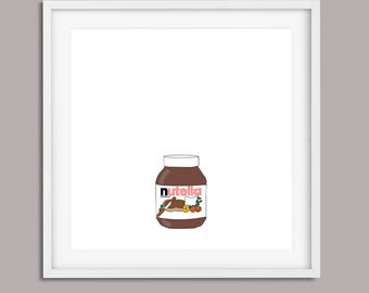 Nutella print | Etsy