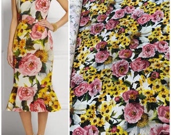 Jacquard fabric | Etsy