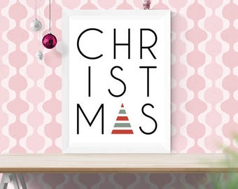 Christmas wall art | Etsy