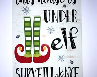 Elf sign | Etsy