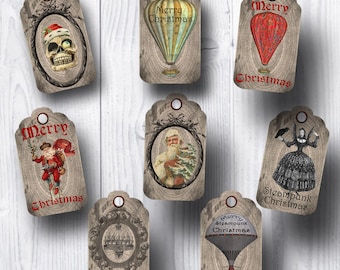 Steampunk gift tag | Etsy