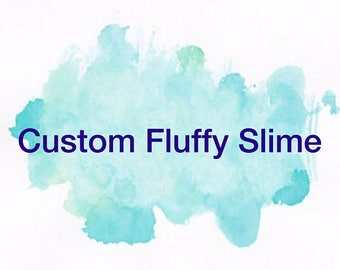 Fluffy slime | Etsy