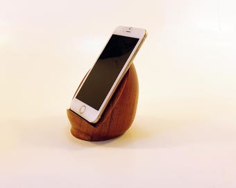 Wood phone stand | Etsy
