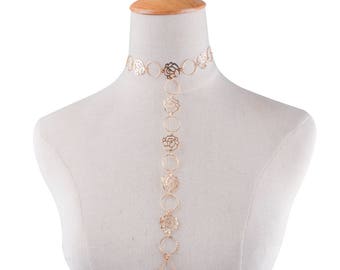 Thin body chain | Etsy