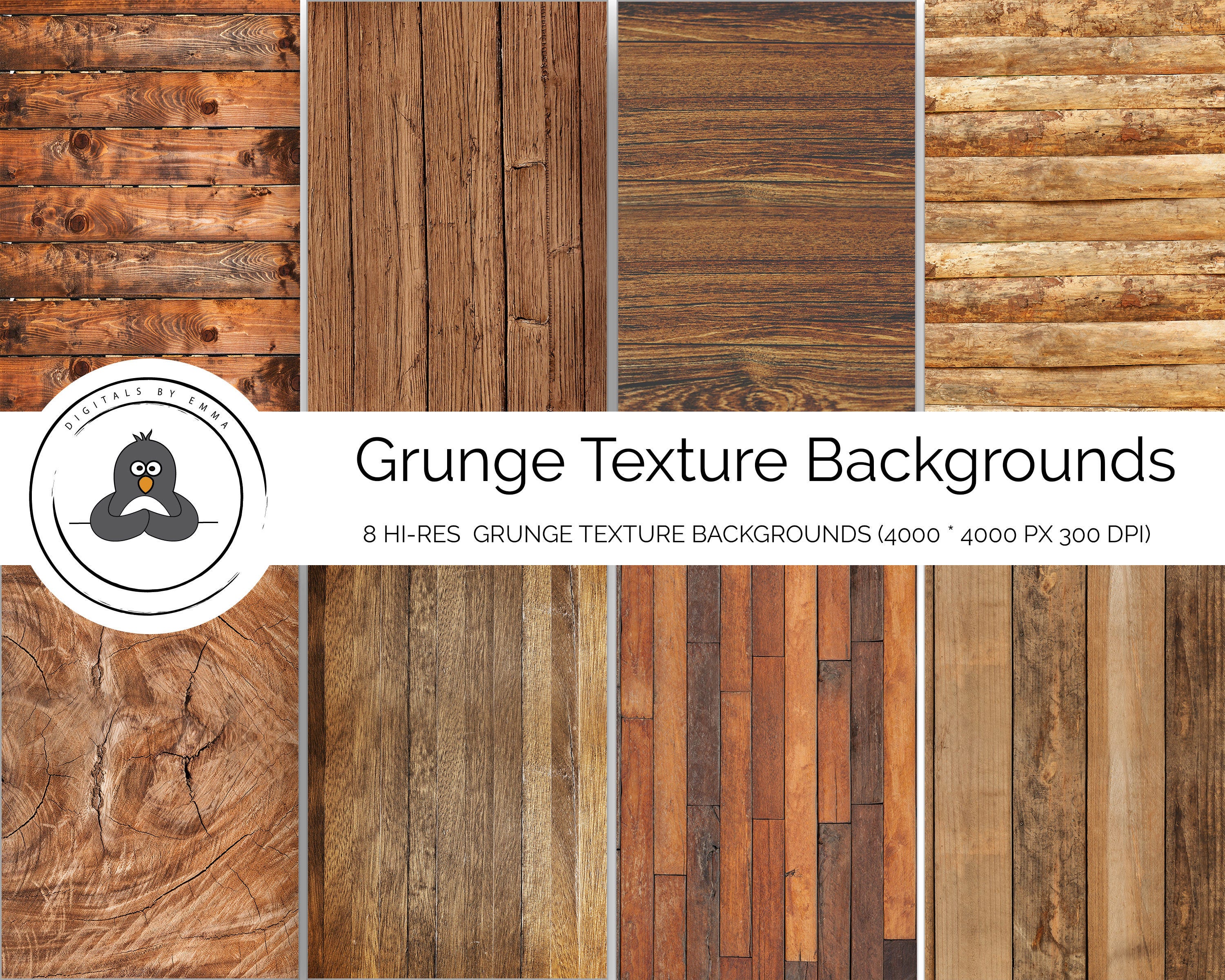 Photoshop Overlay RUSTIC WOOD Texture Digital Wood Digital