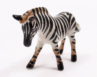 Zebra figurine | Etsy