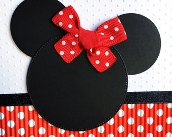 Minnie mouse card | Etsy