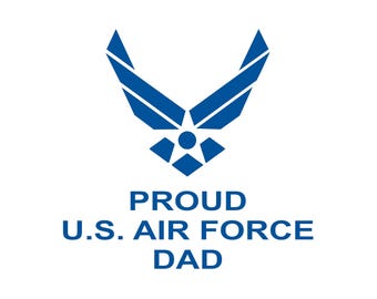 Air force dad | Etsy