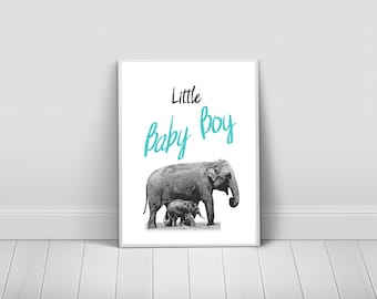 Baby boy poster | Etsy