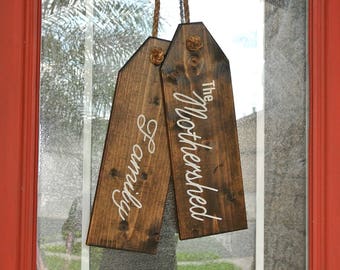 Door tags | Etsy