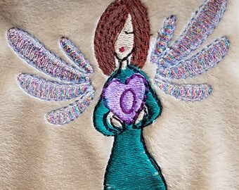 Atom Proton Neutron Electron Filled Machine Embroidery