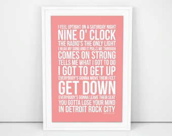 Detroit rock city | Etsy