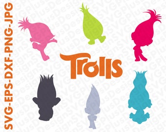Trolls cricut | Etsy