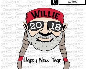 Willie nelson svg | Etsy