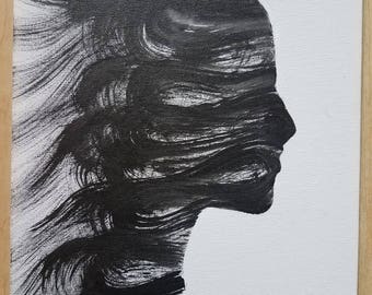 Negative space art | Etsy