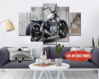 Motorcycle decor | Etsy