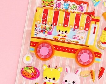 Cute food stickers | Etsy