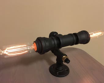 Gas pipe lamp | Etsy