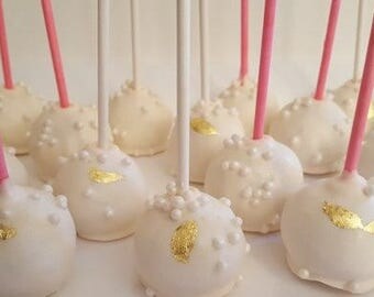 White cake pops | Etsy