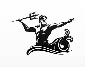 Poseidon decals | Etsy
