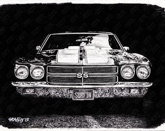 Chevelle drawing | Etsy