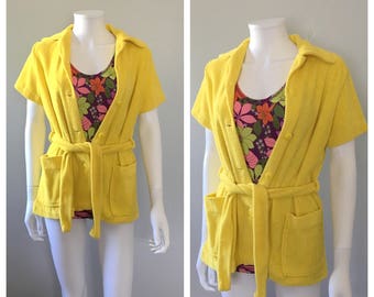 Terry cloth robe | Etsy