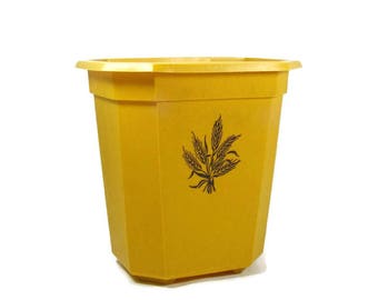 Vintage trash can | Etsy
