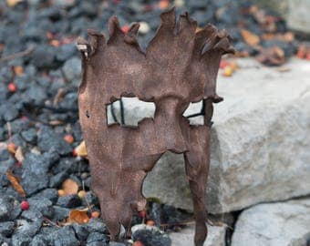 Tree bark mask | Etsy