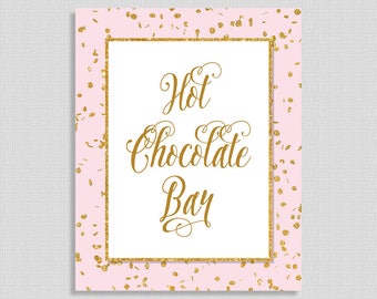 Hot chocolate sign | Etsy