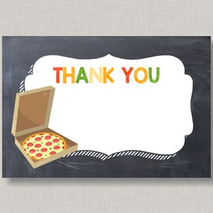 Pizza thank you note | Etsy