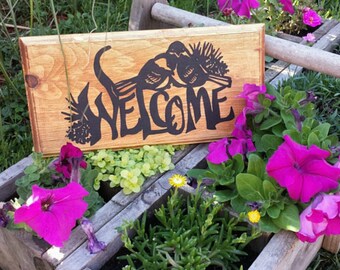 Birds welcome sign | Etsy
