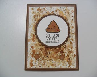 Poop card | Etsy