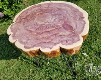 Tree stump table | Etsy